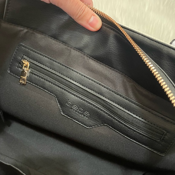 bebe | Bags | Bebe Hana Canvas Sm Satchel Totescrossbody Bags In Color ...